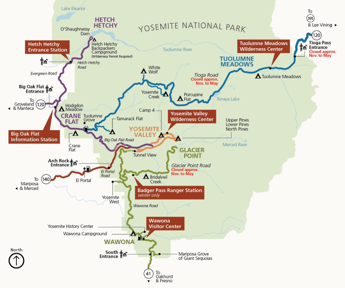 Transportation Options | Yosemite Bug Rustic Mountain Resort